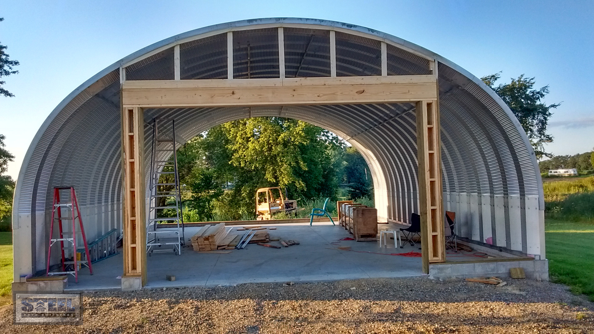 Steel Arch Buildings Can Weather Any Storm! - Steel Arch Buildings
