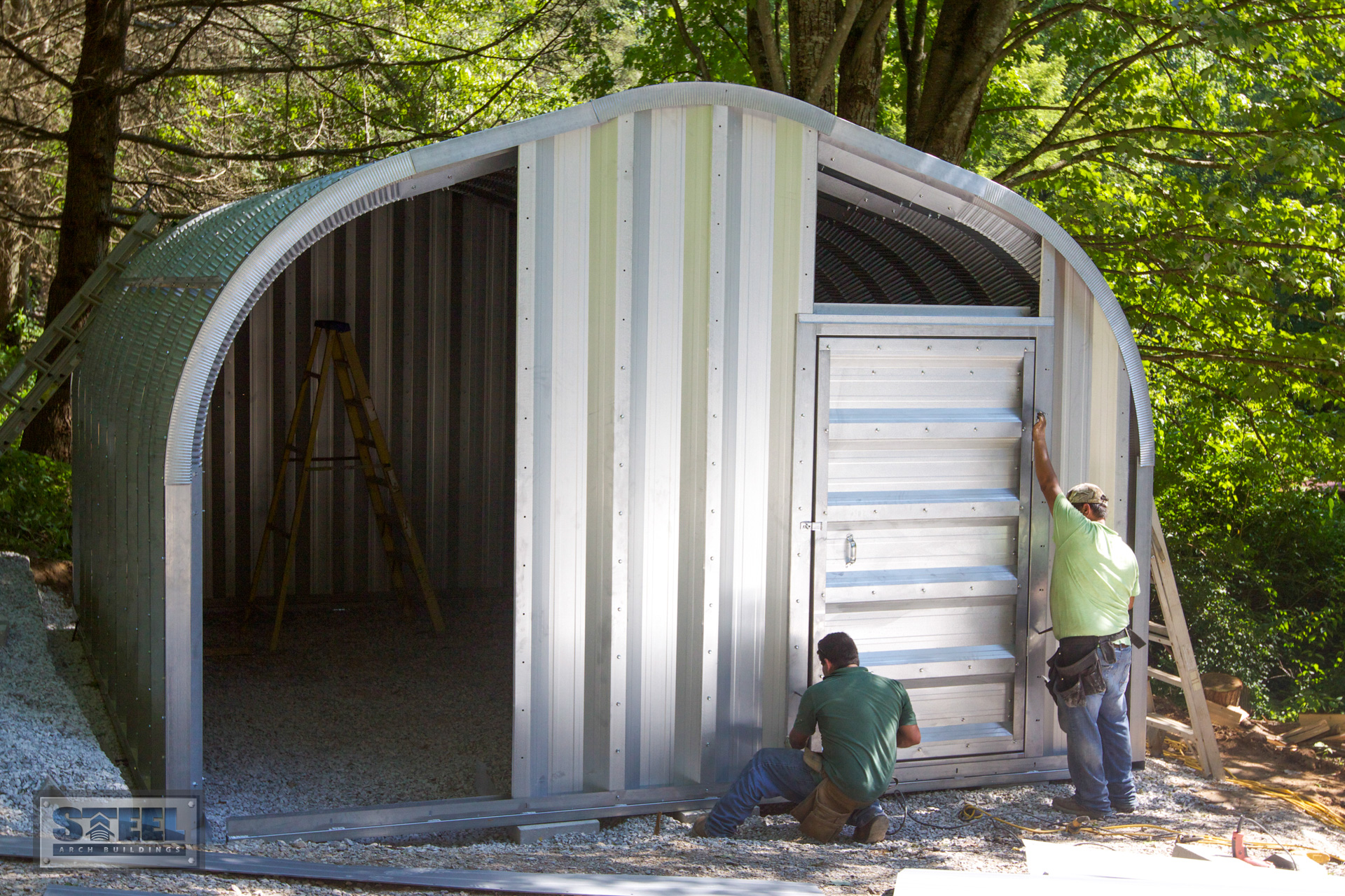 Celebrating the Splendid Beauty of The S-Model Steel Arch Buildings ...